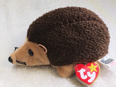 Ty Beanie Baby Prickles The Hedgehog’98 W/ Tag Errors MWMT RARE Retired ...