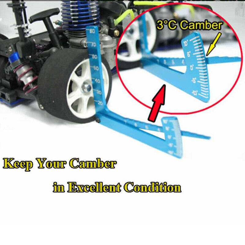 3 In 1 Height Gauge Ruler RC Car Wheel Chassis Camber Dip Angle ...