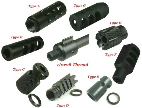 Steel/Alumina Ruger 1022 10/22 Competition Muzzle Brake Compensator, 1 ...