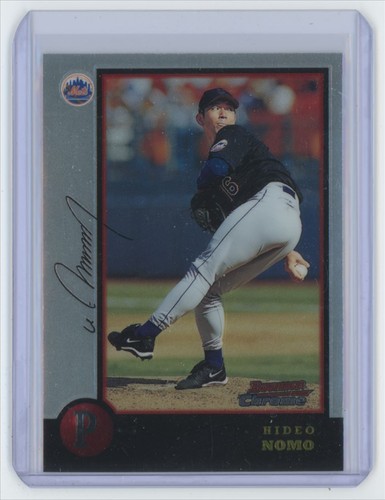 1998 BOWMAN CHROME HIDEO NOMO . NEW YORK METS #289 | eBay