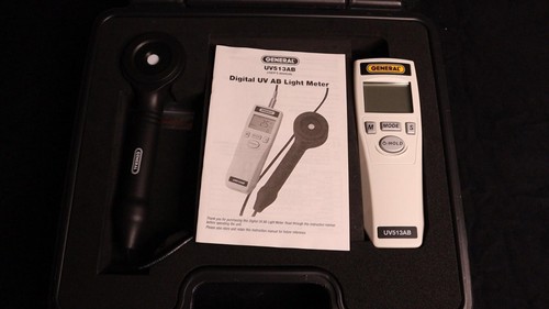 GENERAL UV513AB UV AB DIGITAL LIGHT METER #907 | eBay