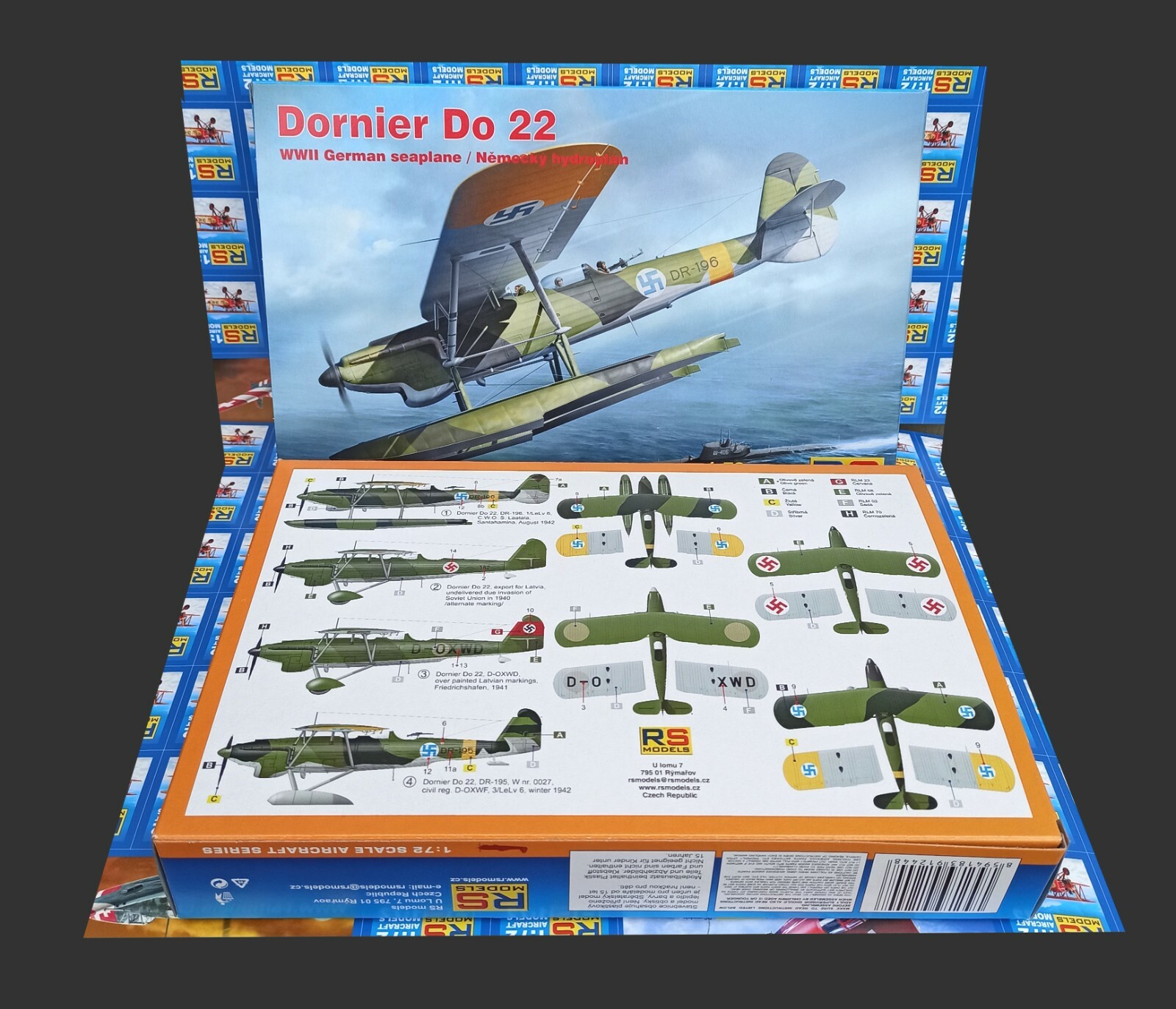 92244 RS Models 1/72 Dornier Do 22, Plastic aircraft kit! | eBay