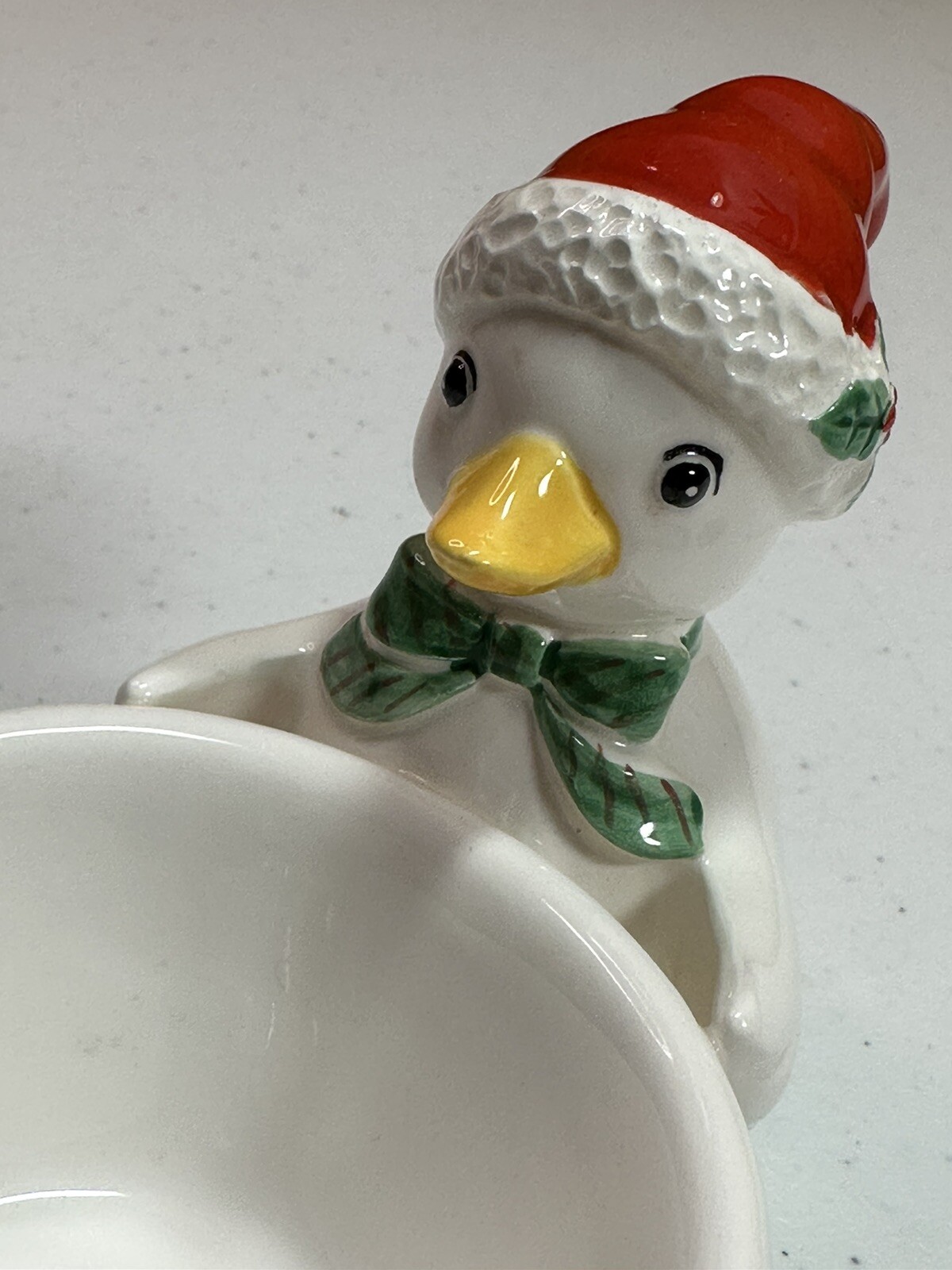 Vintage Fitz & Floyd Christmas Duck Ceramic Cracker Dish 12" x 4 ...