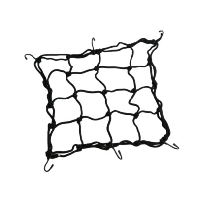 30cm x 30cm 6 Hooks Fuel Tank Luggage Net Mesh Web Bungee Helmet Cargo ...