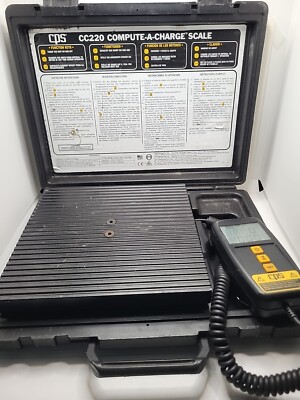CPS Compute-A-Charge Refrigerant Charging Scale CC220 220lb | eBay