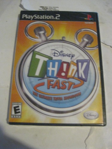 PS2 - Disney Think Fast - Sony PlayStation 2, Brand New, GAME ONLY | eBay