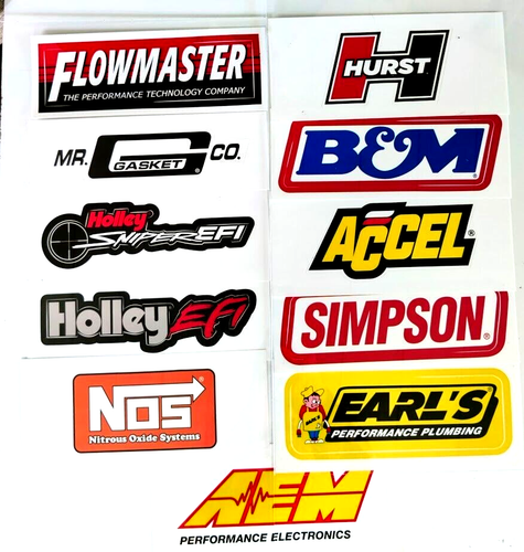 Lot of 24 Classic & Various Holley Racing Decals Stickers NHRA Cabinets ...