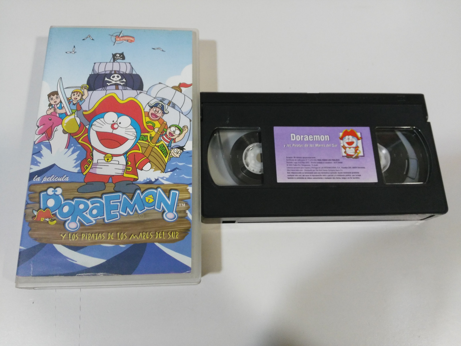 DORAEMON Y LOS PIRATAS DE LOS MARES DEL SUR PELICULA VHS CINTA TAPE ...