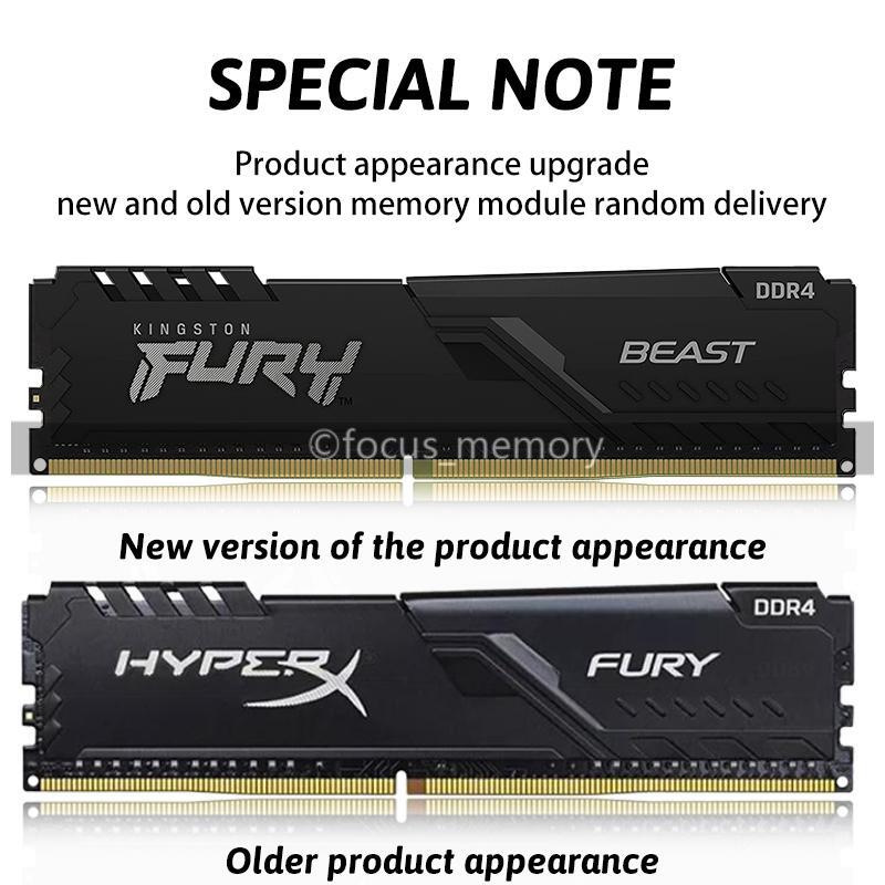 FURY BEAST DDR4 32GB 2933 3200 3600 MHz 288pin DIMM XMP AMD Memory For ...