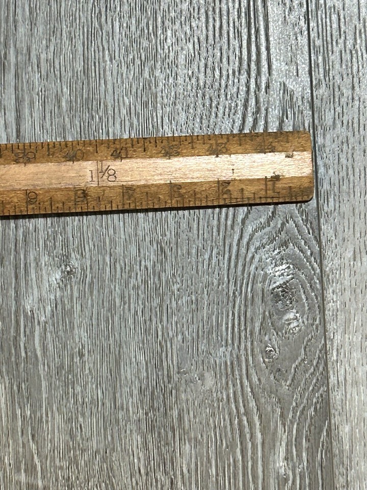 Lufkin 7126 45" Inch Wooden Yard Ruler w/Yard Stick Inch Increments USA ...