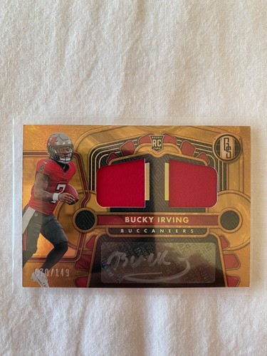 2024 Panini Gold Standard Bucky Irving Dual Patch #21 RC RPA 070/149 ...