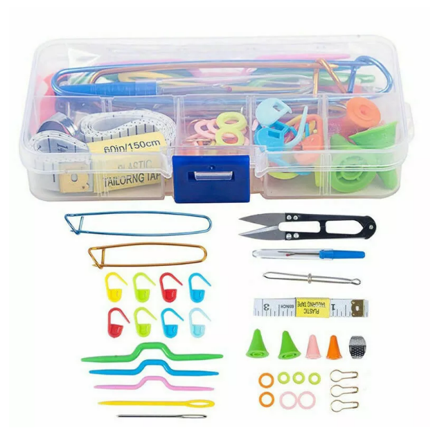 The Knitting knit craft Accessories Supply Set Basic Tools Kits Sewing ...