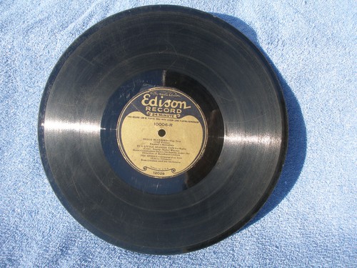 10" Gold Label Edison Long Play Diamond Disc Record # 10006 | eBay