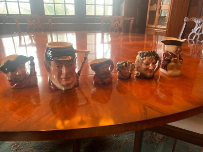 Vintage Lot of 6 Toby Mugs | eBay
