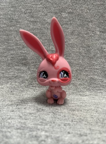 LITTLEST PET SHOP # 500 PINK BUNNY RABBIT PURPLE EGG GRAY MAGNET 2008 ...
