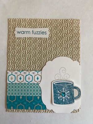 Scentsational seasons warm fuzzies Christmas card kit of 6 made w ...