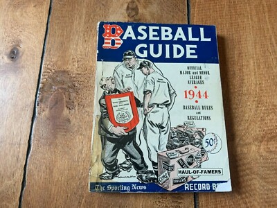 1944 Sporting News Baseball Official Baseball Record Book Guide VINTAGE ...