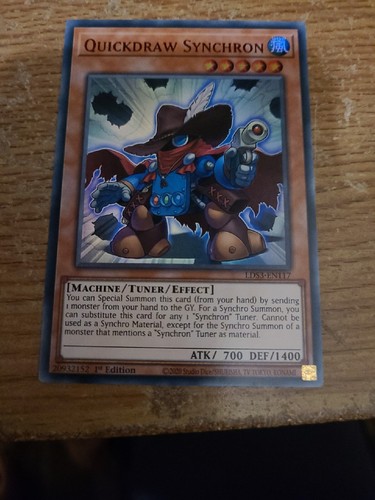 LDS3-EN117 Quickdraw Synchron :: Red Ultra Rare 1st Edition Mint YuGiOh ...