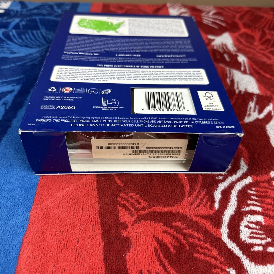 TRACFONE ALCATEL ONE TOUCH A206G FLIP PHONE - BLACK - | eBay