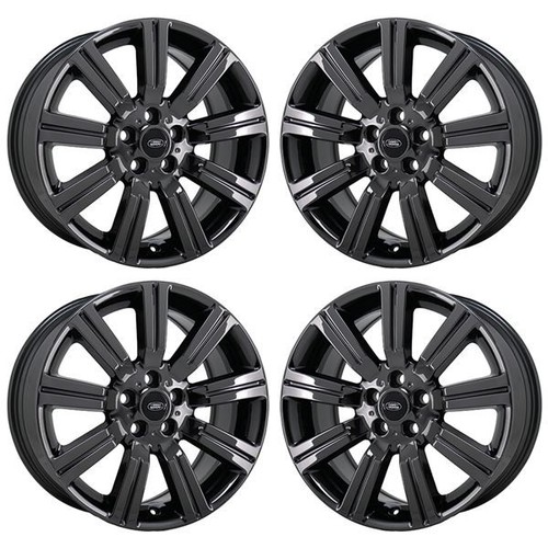 20" LAND ROVER RANGE ROVER PVD BLACK CHROME WHEELS-C RIMS FACTORY OEM ...