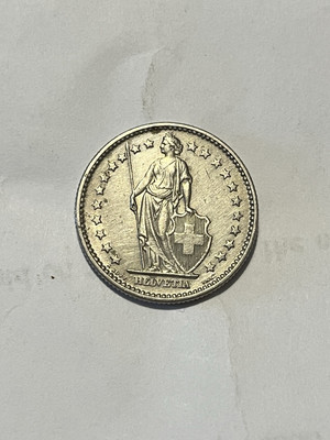 1968 2Fr Coin Switzerland / Helvetica | eBay