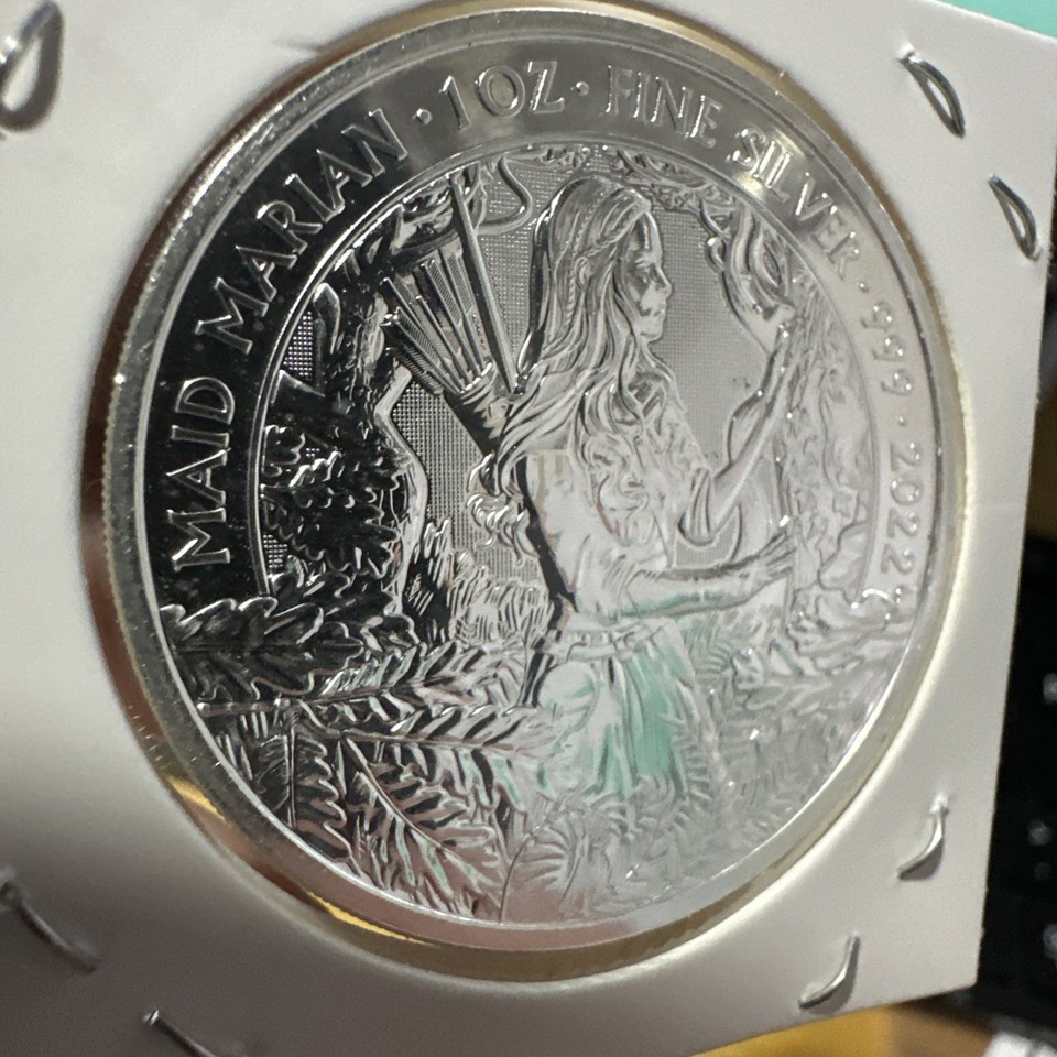 2022 Maid Marian 1ozt Fine Silver 2 Pounds Elizabeth DCAMR #69 🤯 | eBay