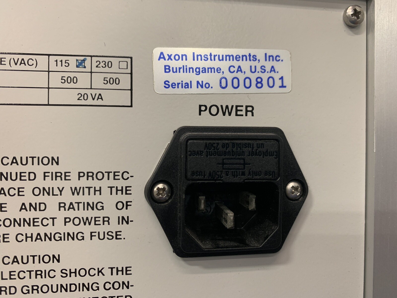 Axon Instruments AXOPATCH-1D Patch Clamp | eBay