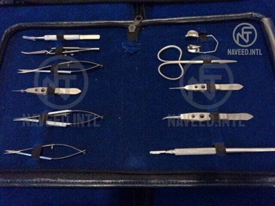 Set of 11 Pieces Eye Micro Minor Surgery Veterinary Ophthalmic ...