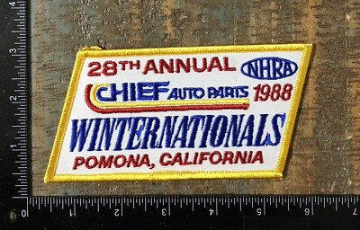Vintage NHRA CHIEF AUTO PARTS WINTER NATIONALS 1988 Pomona CA Drag ...