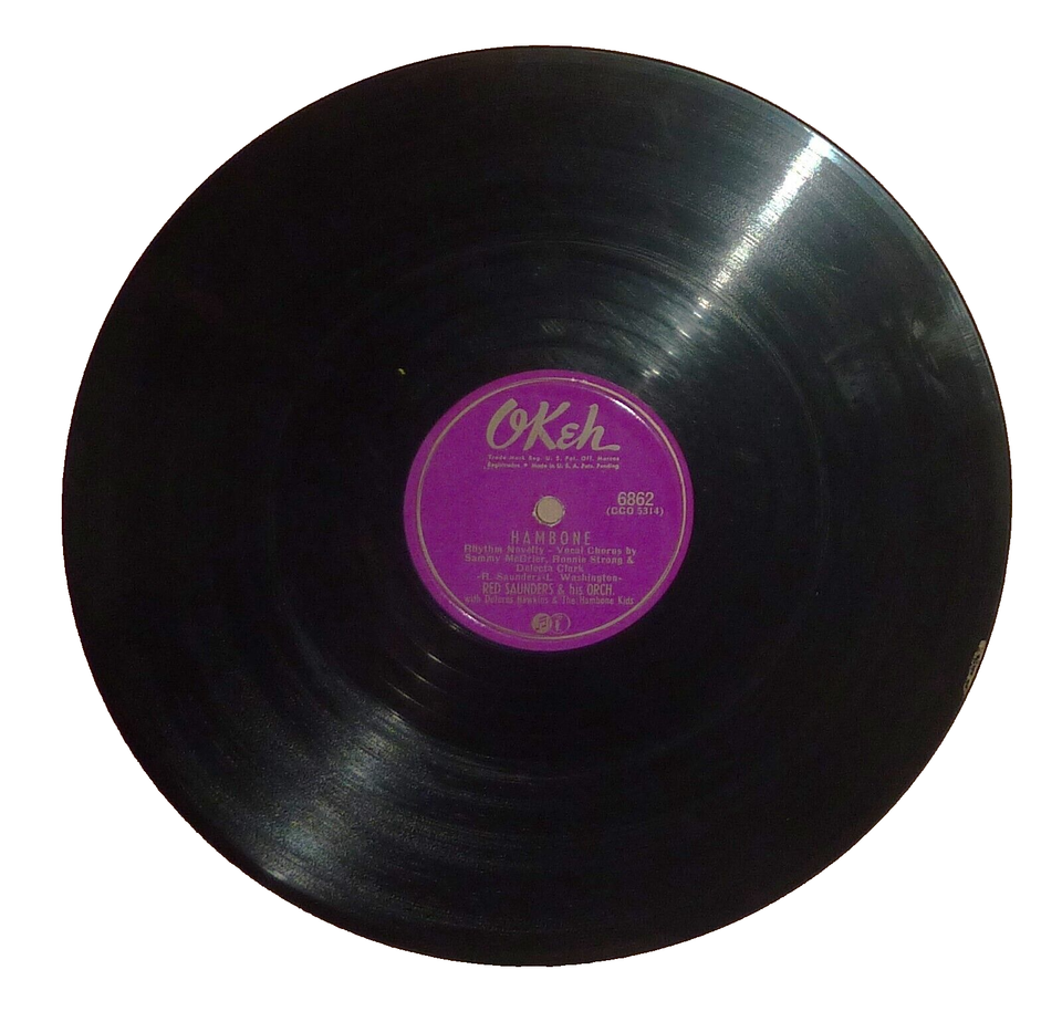 10" 78 RPM SHELLAC RECORD by RED SAUNDERS and his ORCHESTRA "BOOT EM ...
