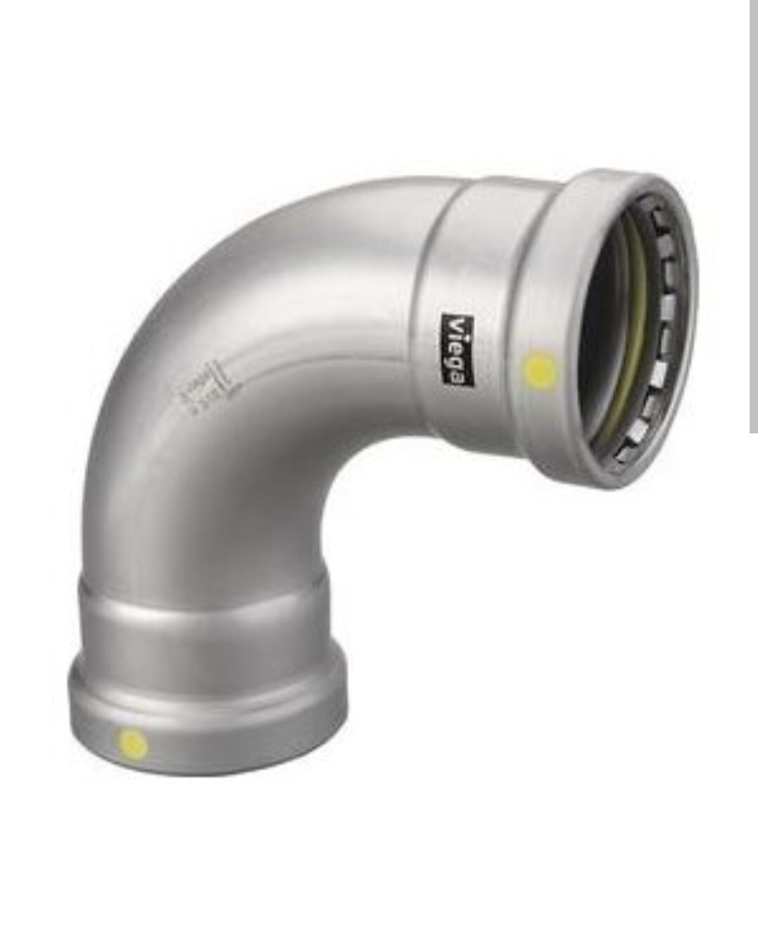 3” VIEGA MegaPressG 28605 90º ELBOW CARBON STEEL P1 X P2 for sale ...