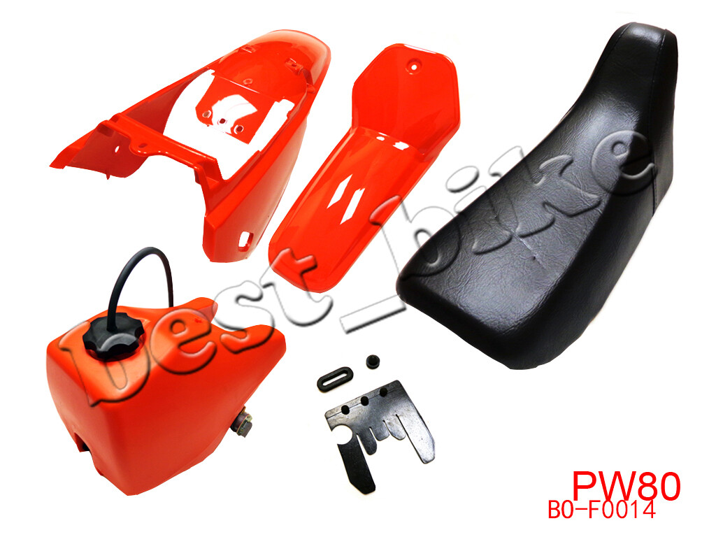 Yamaha PW80 Peewee PW 80 Plastic Fender Body Seat Gas Fuel Tank Fairing ...