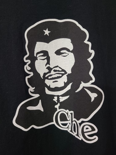 Ernesto Che Guevara Men's XL T-Shirt Revolution Unisex Design Black ...