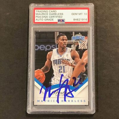 2013-14 Panini Prestige #106 Moe Harkless Signed Card AUTO PSA Slabbed ...