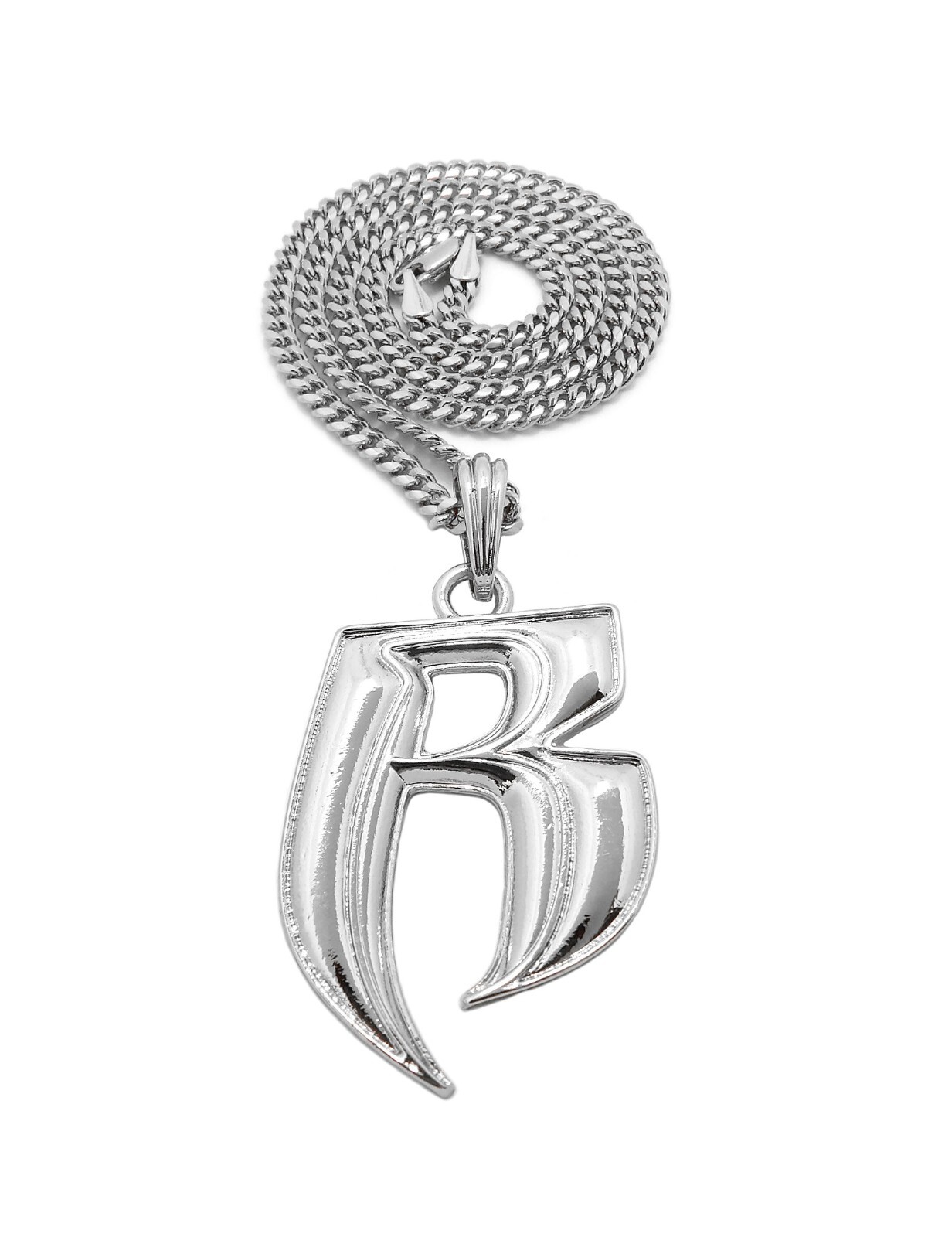 HIP HOP RUFF RYDERS PENDANT WITH 20" CUBAN CHAIN | eBay