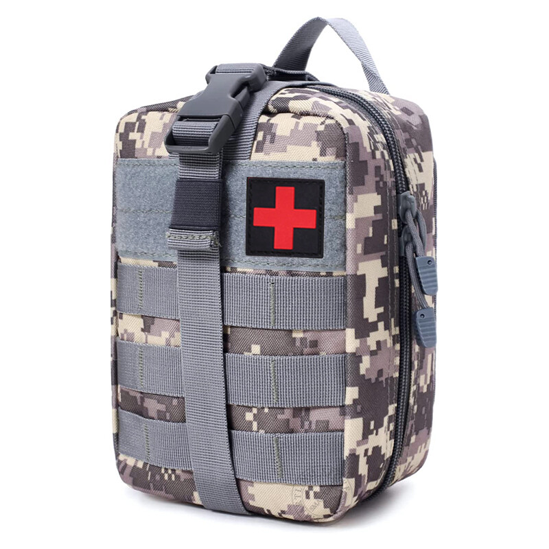 Tactical First Aid Kit Medical EMT Bag Emergency Survival Molle IFAK ...