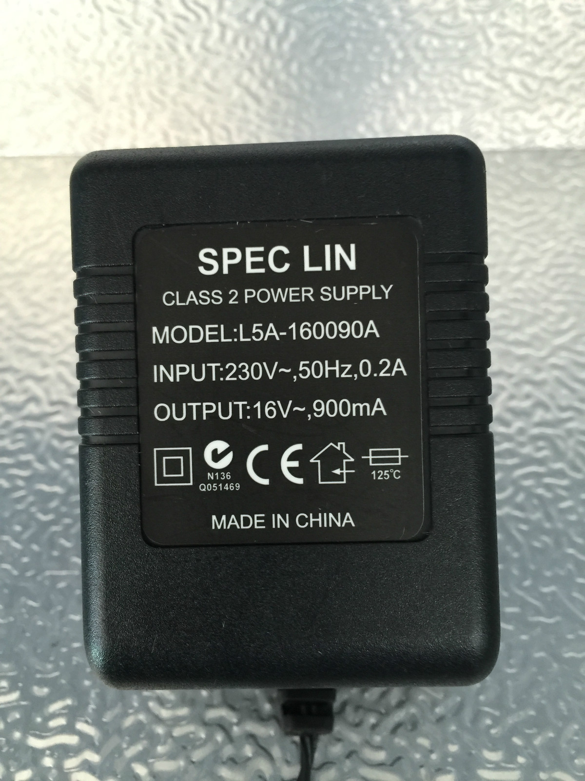 Spec Lin L5A-160090A Class 2 Power Supply | eBay