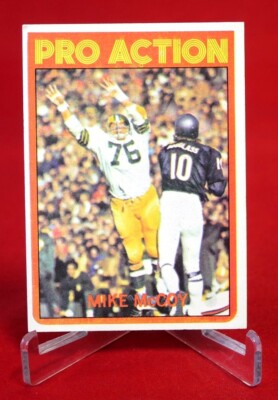 Mike Mccoy Pro Action TOPPS Football Card 1972 #260 NFL Near Mint | eBay