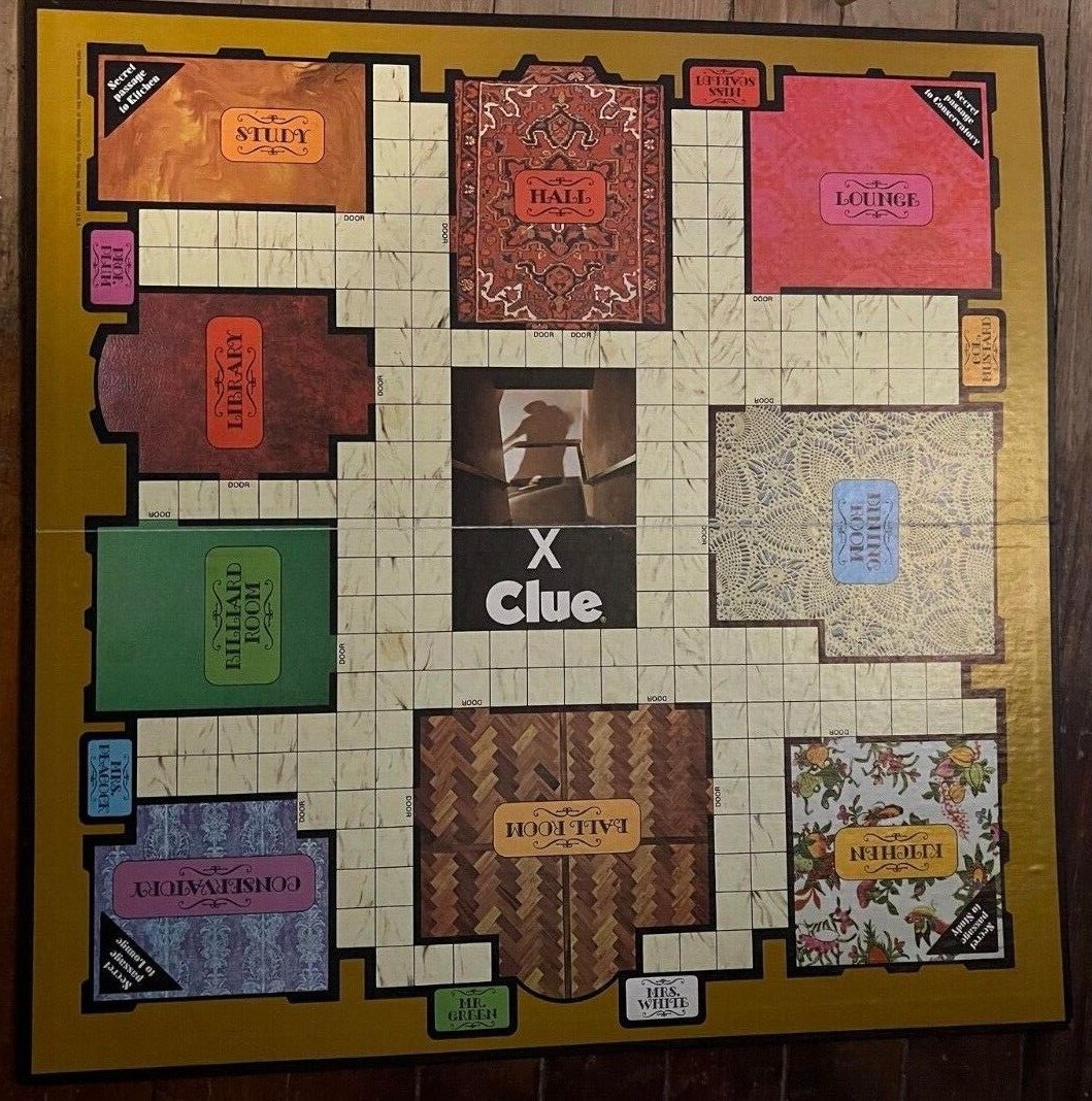 Vintage Clue Board Game