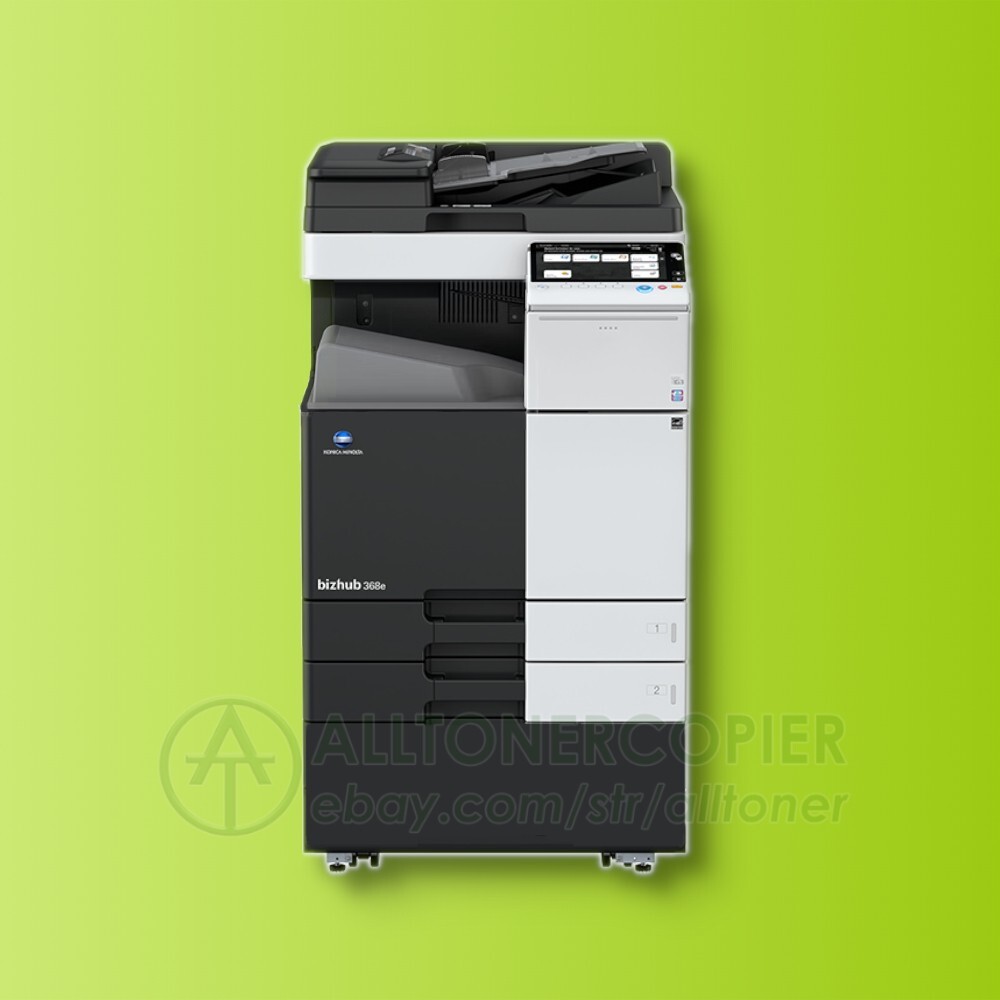 Konica Minolta Bizhub 368e Laser BW Mono A3 Printer Scan Copier Network ...
