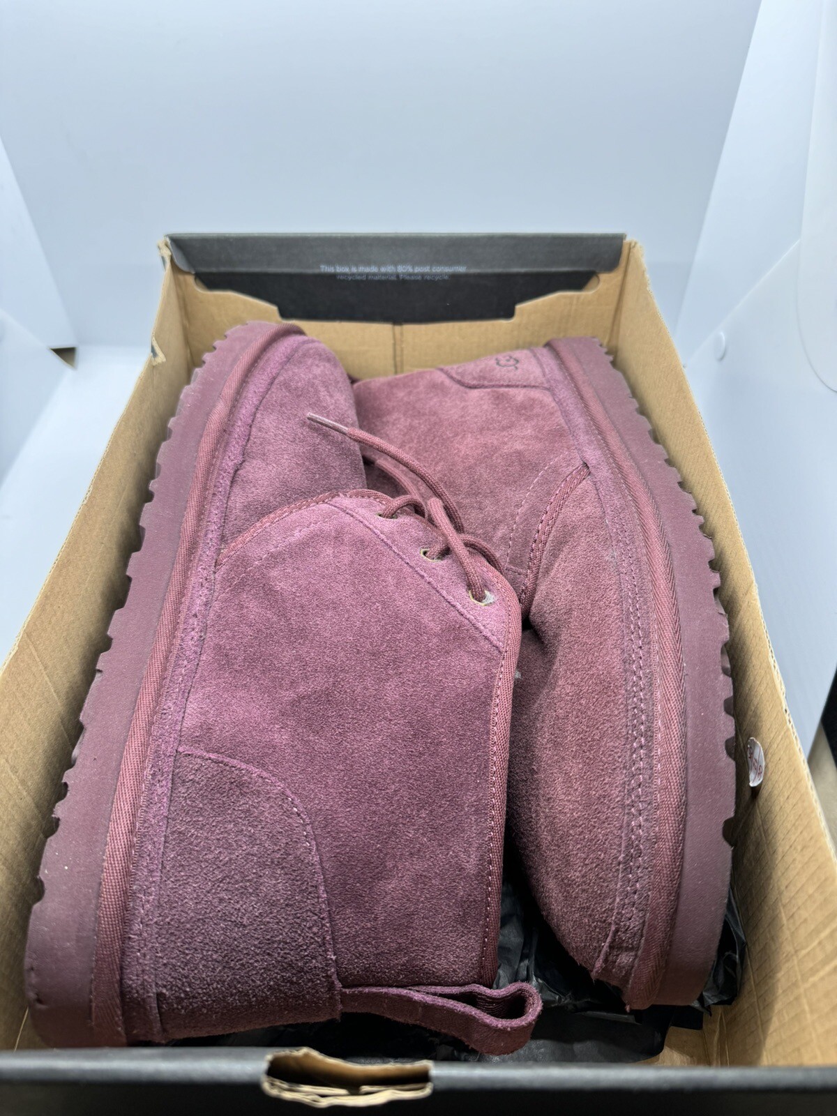 UGG M NEUMEL SU CLASSIC 3 EYE CHUKKA Boots Burgundy N… - Gem