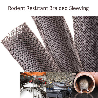 Rodent Resistant Expandable Braided Sleeving for Mouse & Rat Repellent ...