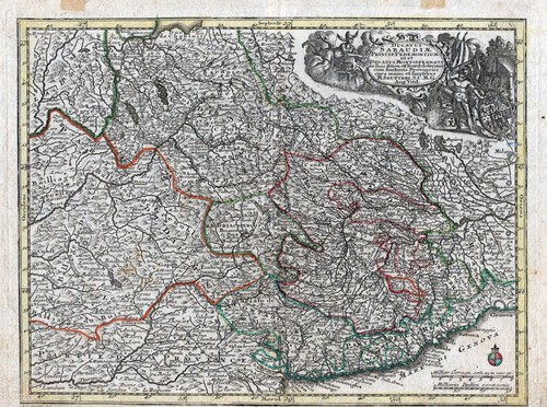 Savoia Piemonte Savoy Liguria Italy Map Seutter 1745 | eBay