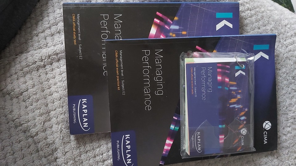 KAPLAN PUBLISHING CIMA TEXTS...E1,F2,E2,P2,,E3 | eBay UK
