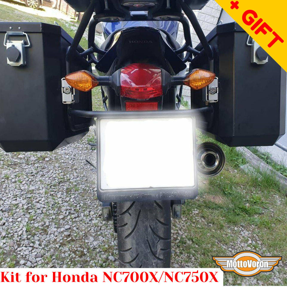 For Honda NC750X Crash bars NC700X Rack luggage system NC750XA NC700XA ...