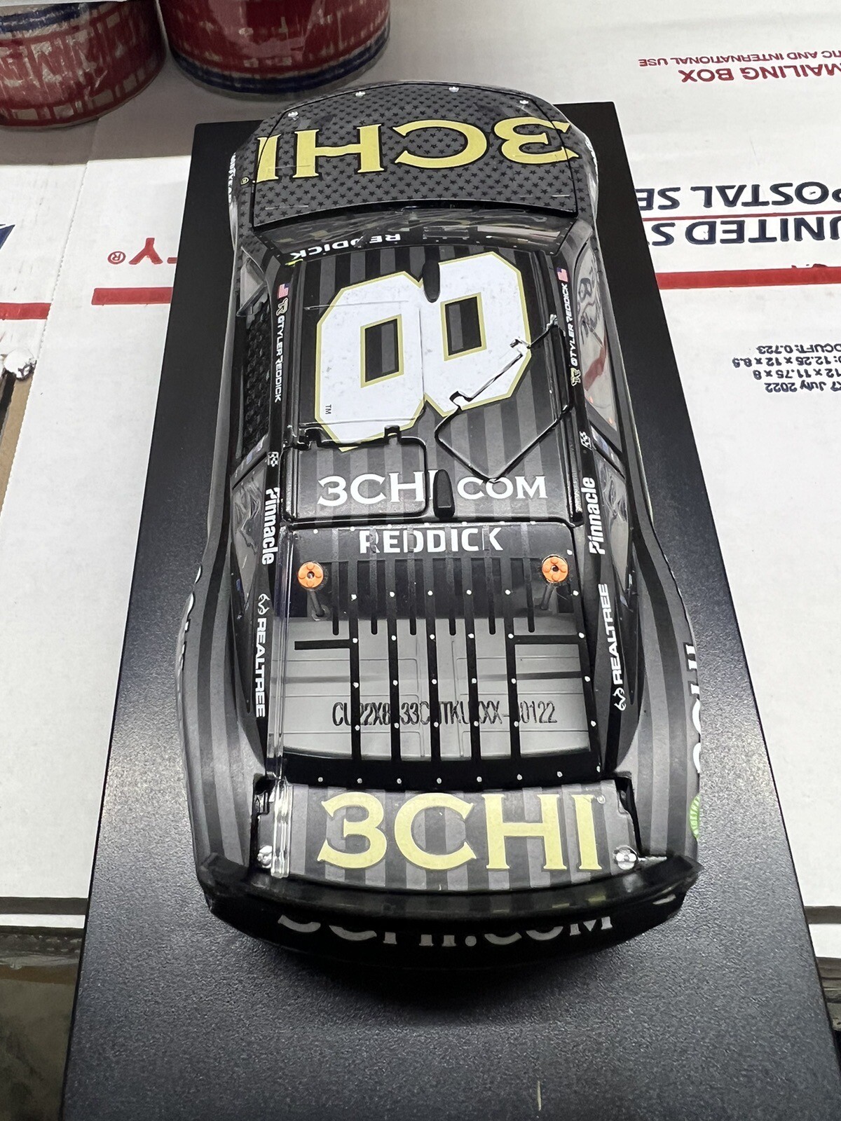 Autographed Tyler Reddick # 8 RCR 2022 3CHI Indy Road Course Win 1/24 ...