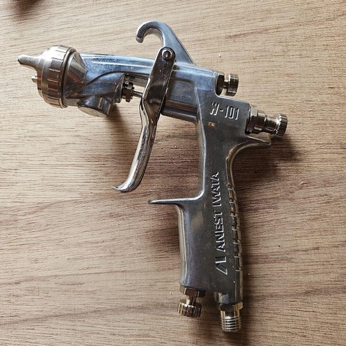 ANEST IWATA W-101 Spray gun silver color used japan | eBay