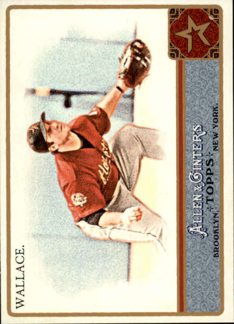 Brett Wallace 2011 Topps Allen and Ginter #318 SP Astros (BOX 44) ID ...