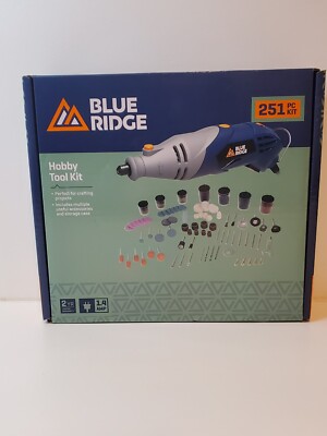 Blue Ridge Tools Hobby Tool Kit 251 Pc Sanding Crafting Rotary Tool ...