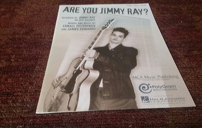 Are you Jimmy Ray by Jimmy Ray PVG sheet music NEW | eBay